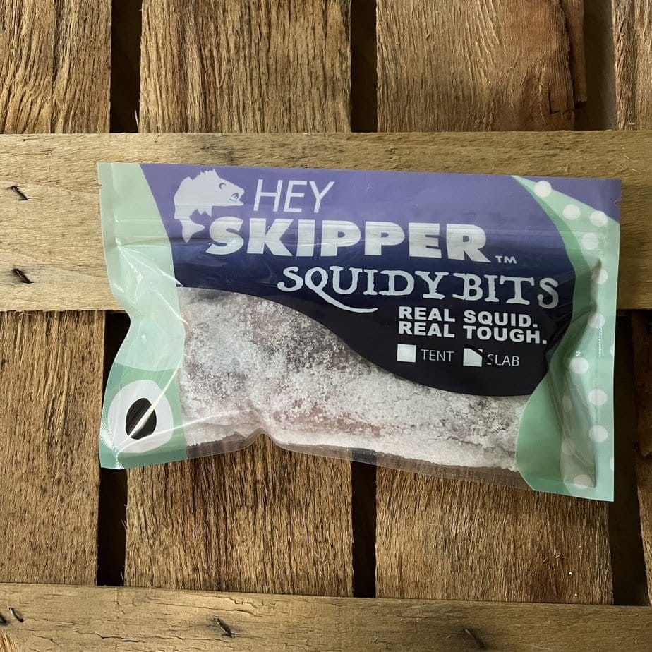Squidy Bits Slab- Salted Squid Mantle- Fishing Bait by Hey Skipper - Hey Skipper