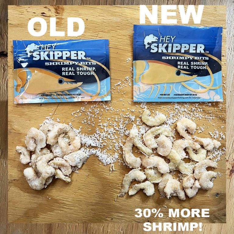 Shrimpy Bits- Salted Shrimp- Fishing Bait by Hey Skipper - Hey Skipper