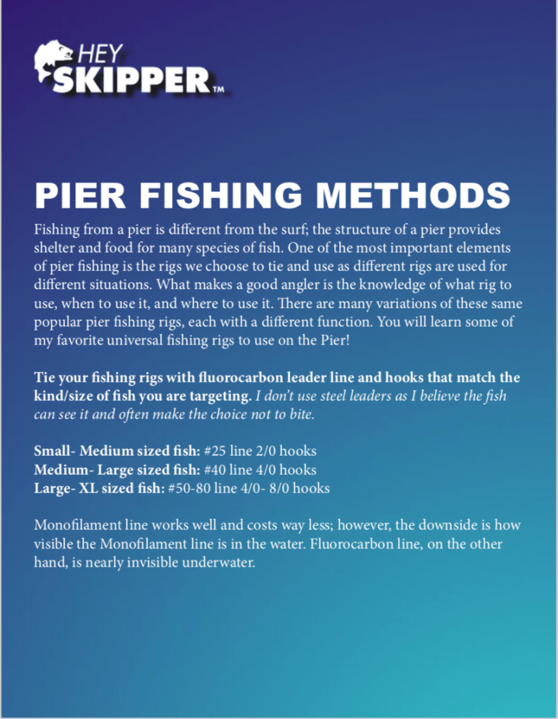 Pier Fishing Rigs and Tactics: 4 Proven Methods to Catch MORE Fish ...