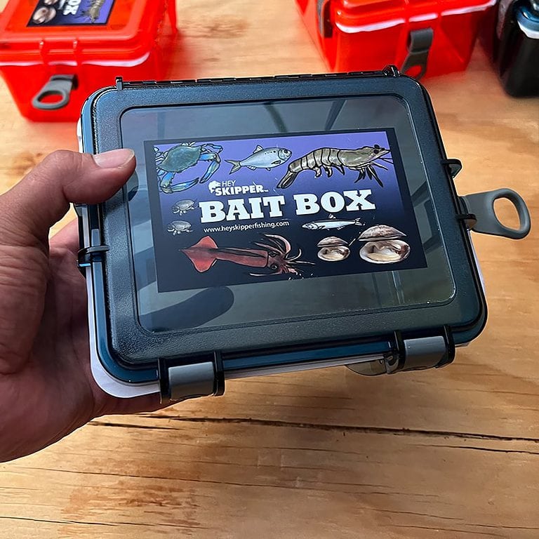Waterproof Bait Box - Pick from Blue or Orange - Hey Skipper