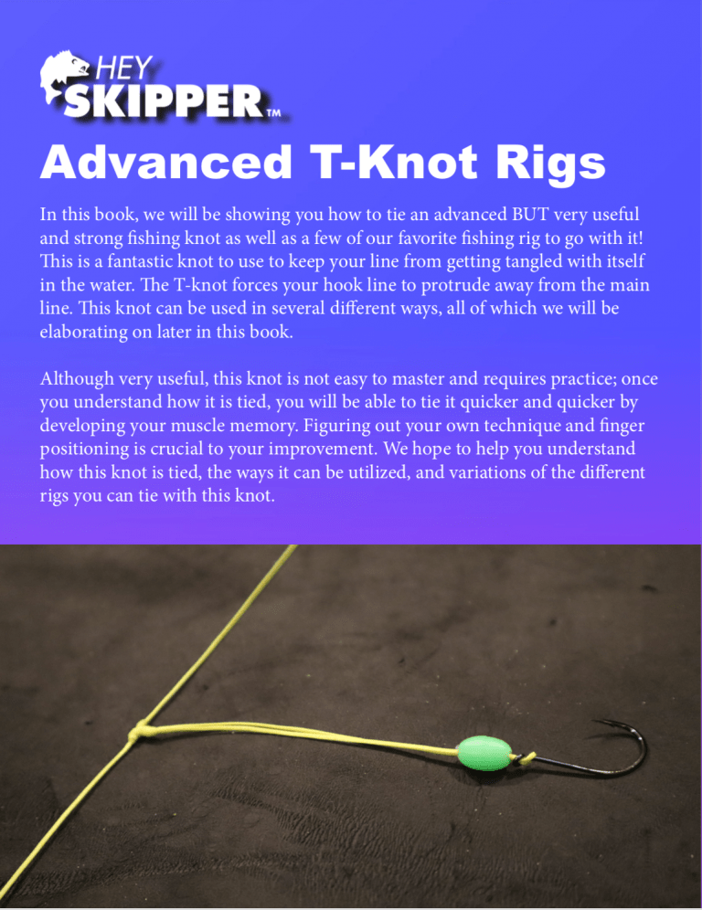 Advanced Fishing Knot Tutorial for Saltwater Anglers! (T-Knot Fishing ...