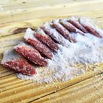 Clammy Bits- Salted Clam- Fishing Bait by Hey Skipper Salted Clam Bait - Hey Skipper