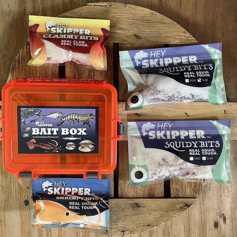 ALL IN ONE Bait Box- Waterproof Bait Box, Squid, Clam, Shrimp Salted ...