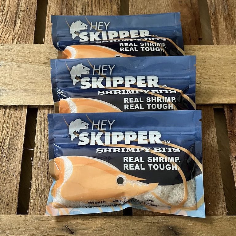 Shrimpy Bits- Salted Shrimp- Fishing Bait by Hey Skipper – Hey Skipper