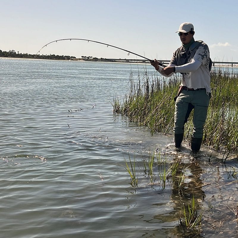 7’6” Inshore Travel Rod – Hey Skipper